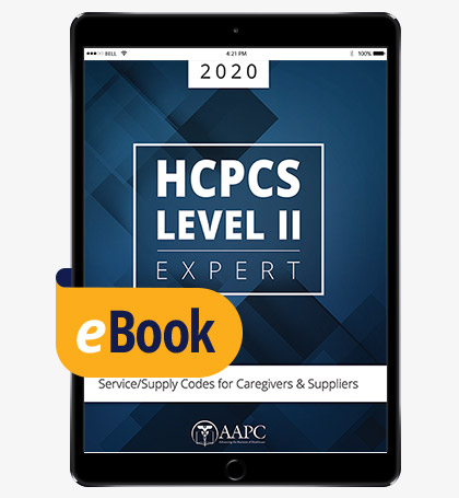 Official HCPCS Level II Expert Code eBook pdf 2020 - AAPC